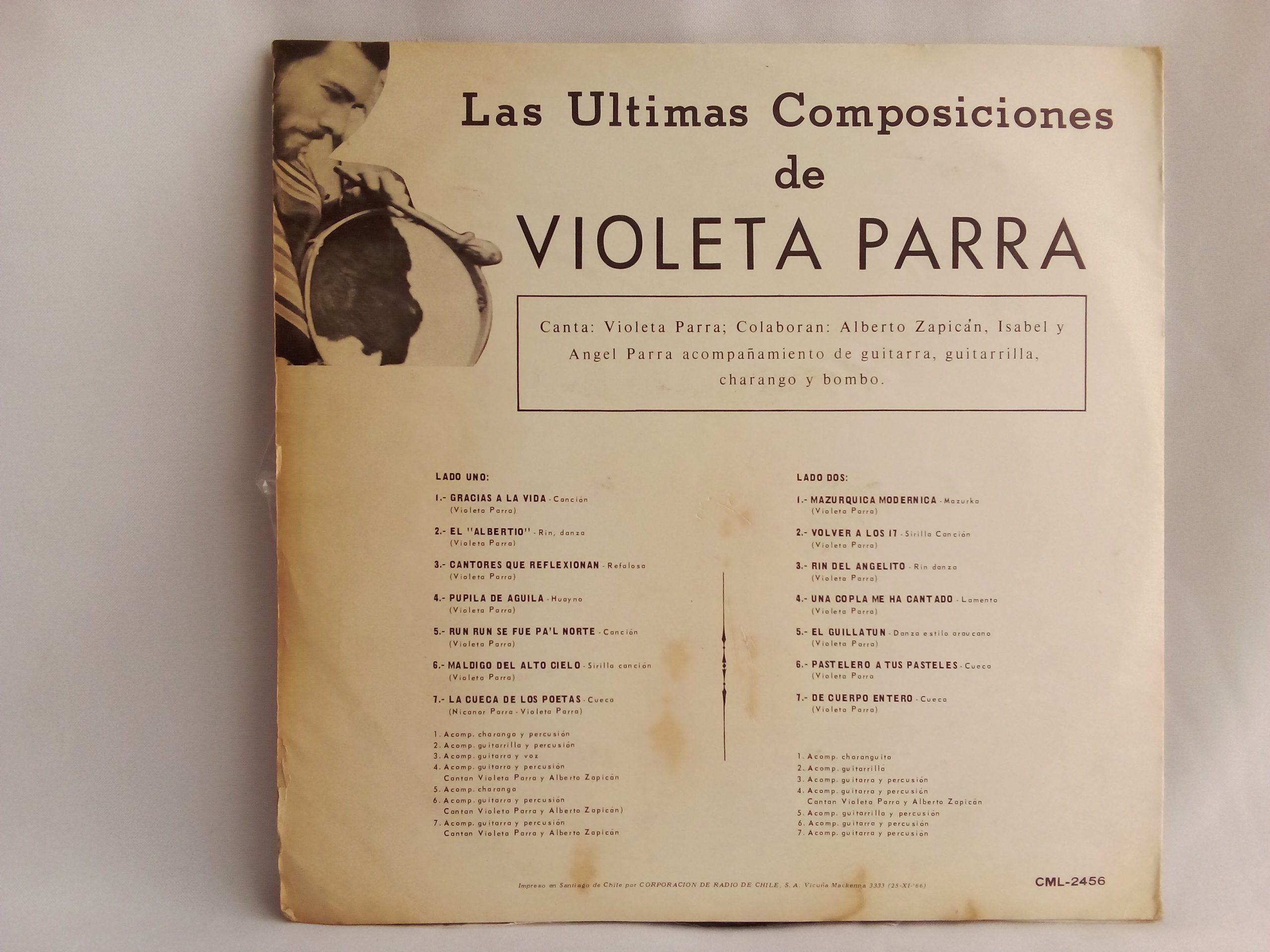 Violeta Parra: Las Últimas Composiciones De Violeta Parra | Tienda de vinilos Online | Discos ...
