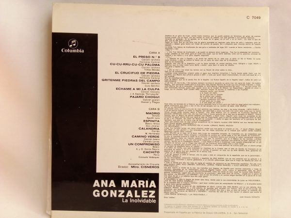 Vinilos en Oferta |Ana María González: Ana Maria González «La ...