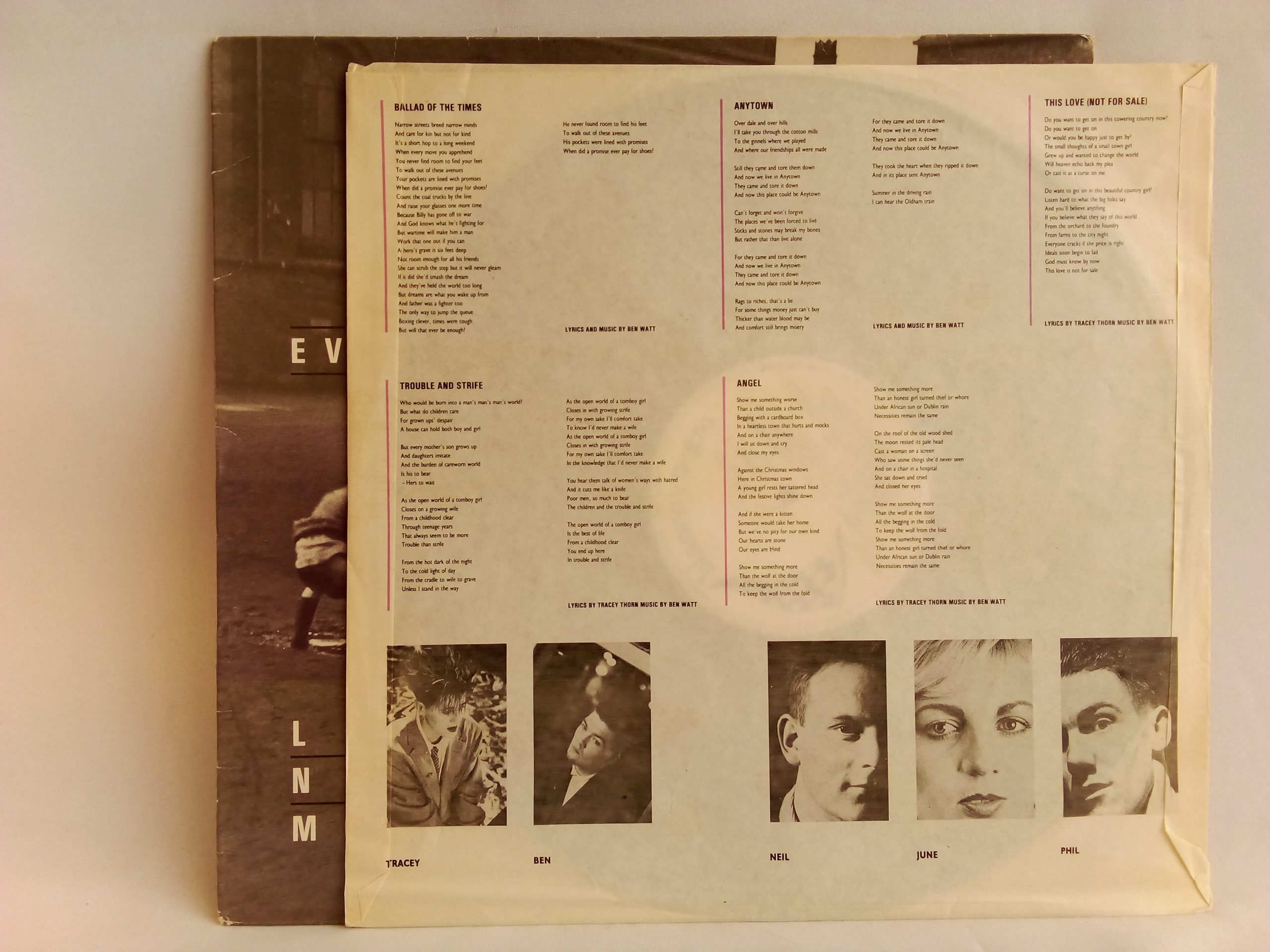 Vinilos de Pop Rock Santiago | Everything But The Girl: Love Not Money | Tienda de vinilos ...