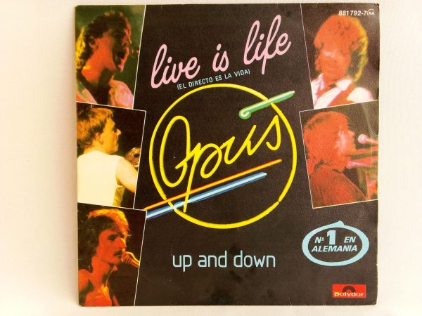 Opus: Live Is Life [El Directo Es La Vida] | Tienda de vinilos Online ...