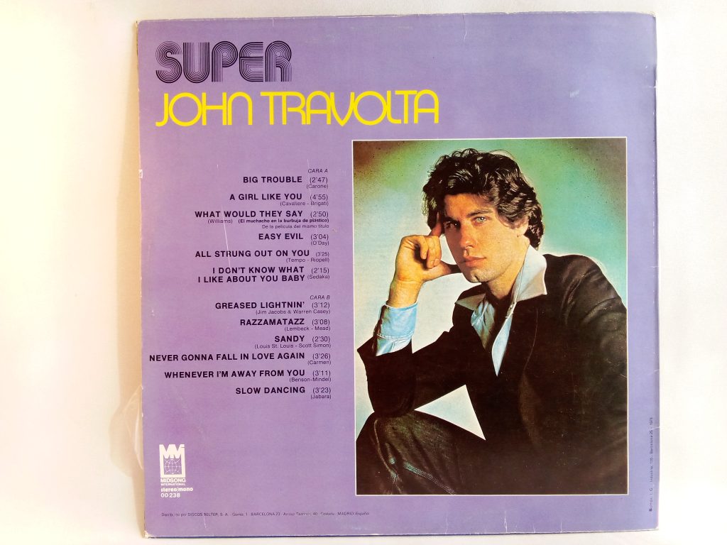 John Travolta: Super John Travolta | Tienda de vinilos Online | Discos ...