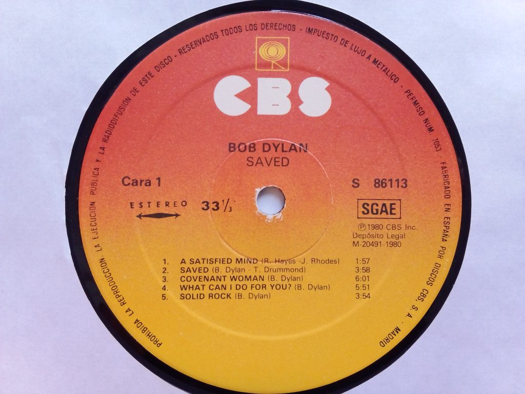 Bob Dylan: Saved | Tienda de vinilos Online | Discos vinilos baratos ...
