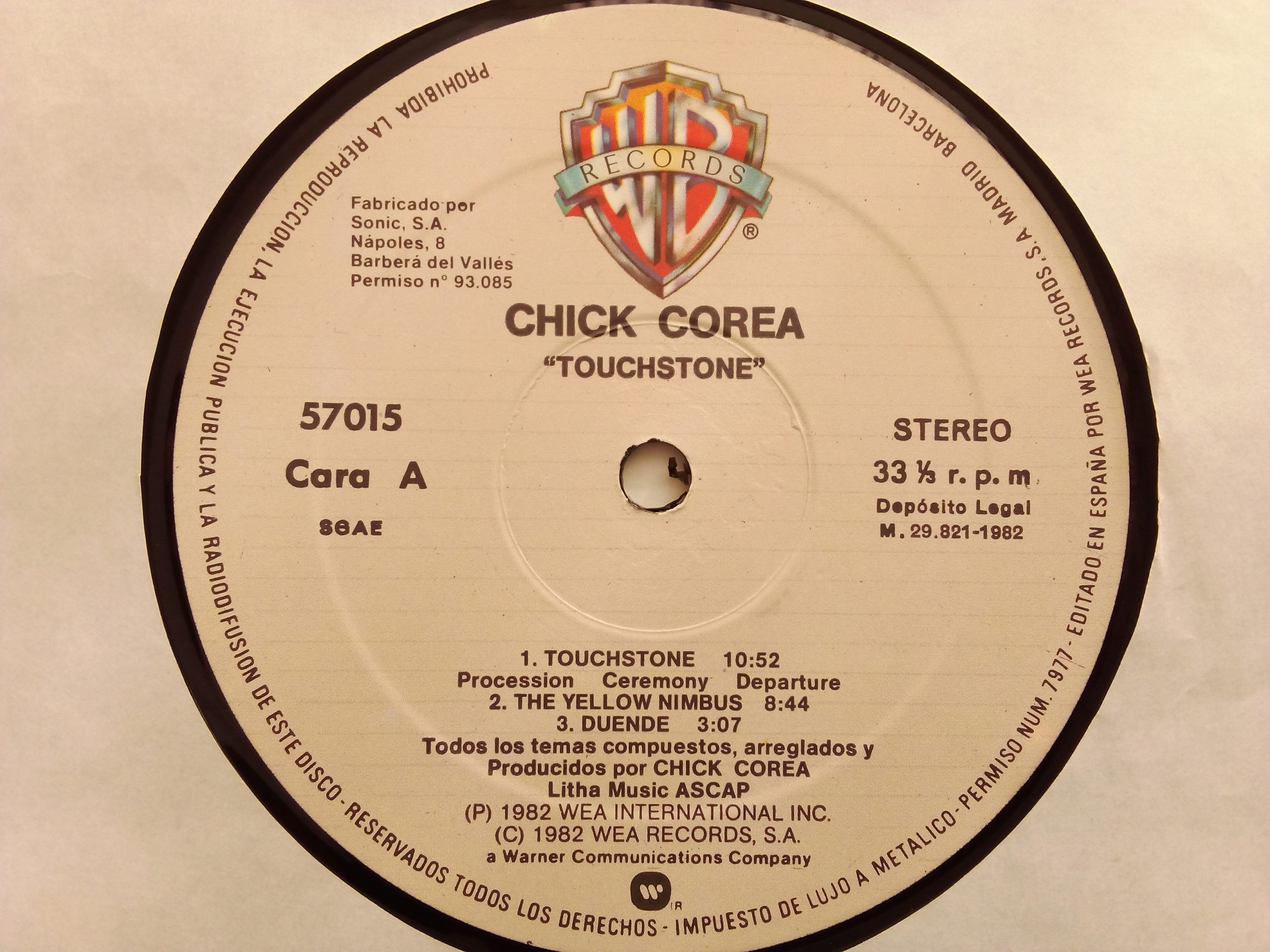 Chick Corea: Touchstone | Tienda de vinilos Online | Discos vinilos ...