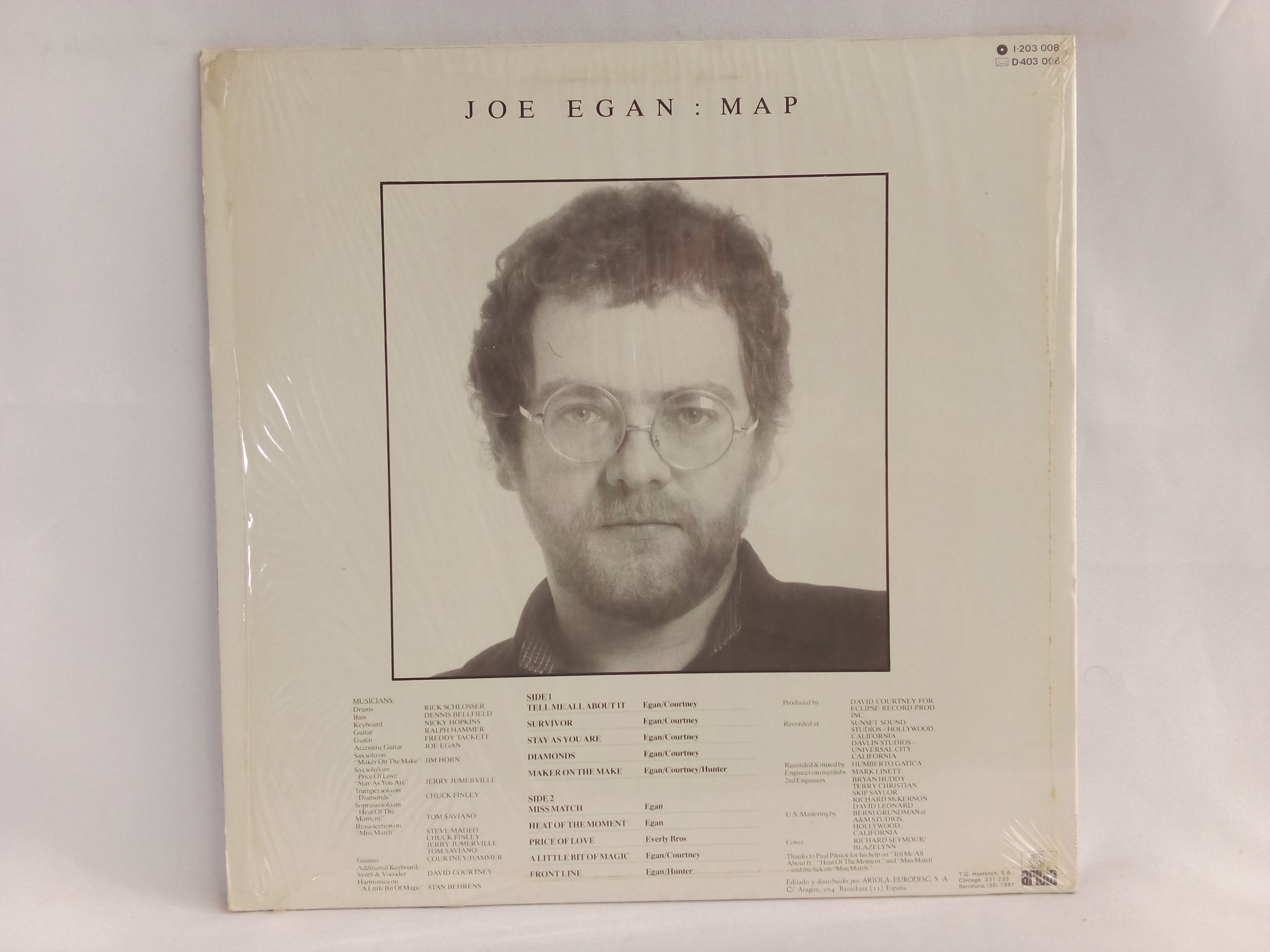 Vinilos Baratos Chile | Joe Egan: Map | Tienda de vinilos Online ...