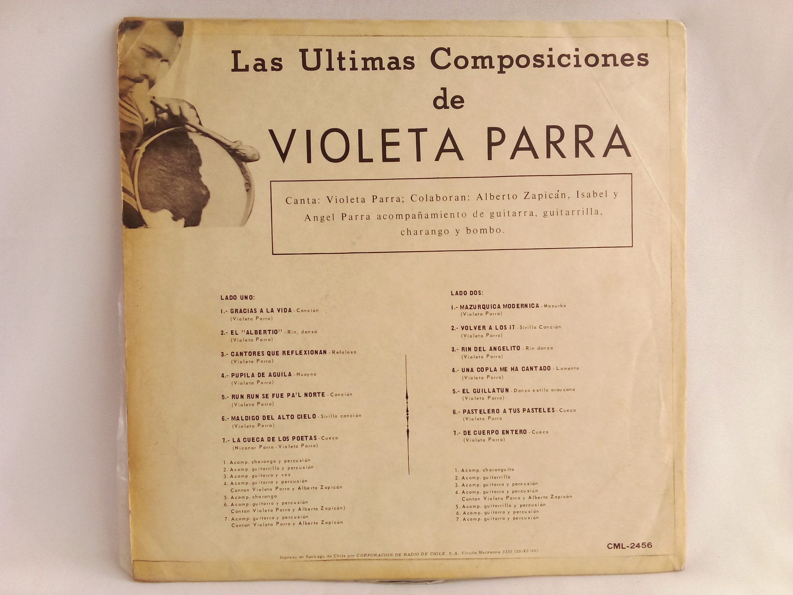 Violeta Parra: Las Últimas Composiciones De Violeta Parra | Tienda de vinilos Online | Discos ...